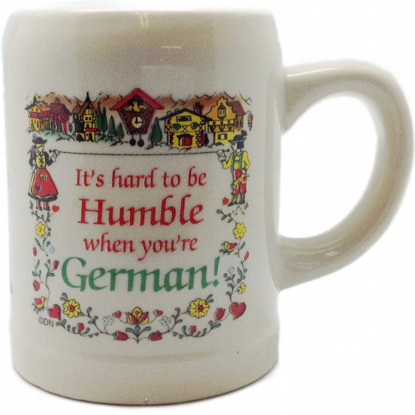 German Coffee Mugs: "Humble German"