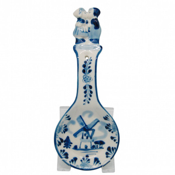 Kitchen Spoon Rest Delft Blue Kiss